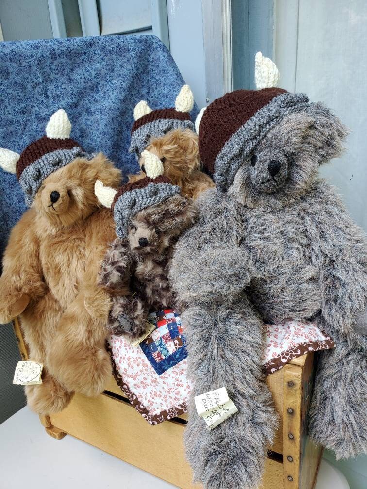 Viking Hats for Teddy Bears and Dolls , Bear Clothes - Etsy