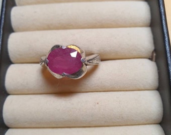 Large Ruby Ring - Etsy