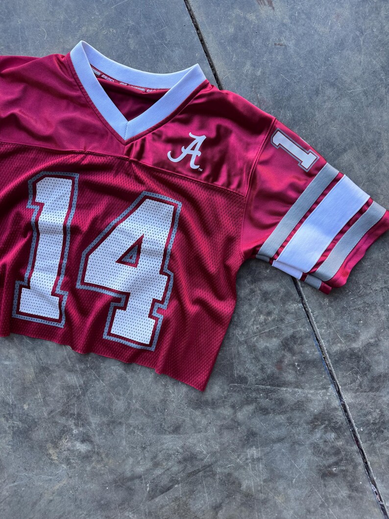 00’s Alabama Crimson Tide Football Custom Crop Style #14 Jersey XS/S - Etsy