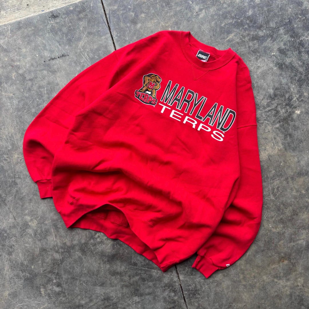 Vintage 90’s Maryland Terrapins Terps University Crewneck Sweatshirt ...