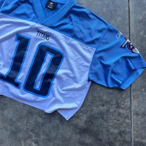 Vintage 00’s Tennessee Titans NFL Reebok Football Custom Crop #10 Young ...