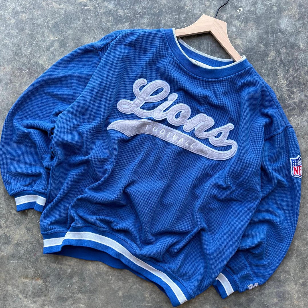 Vintage 90s NFL Detroit Lions Football Very Rare Starter Pro Line ...