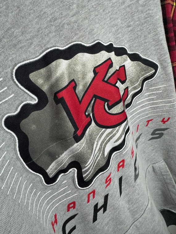 Custom Reworked Upcycled Kansas City Chiefs Flannel H… - Gem