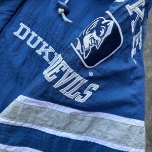 Vintage 90s Very Rare Starter Duke University Blue Devils Puffer Zip ...
