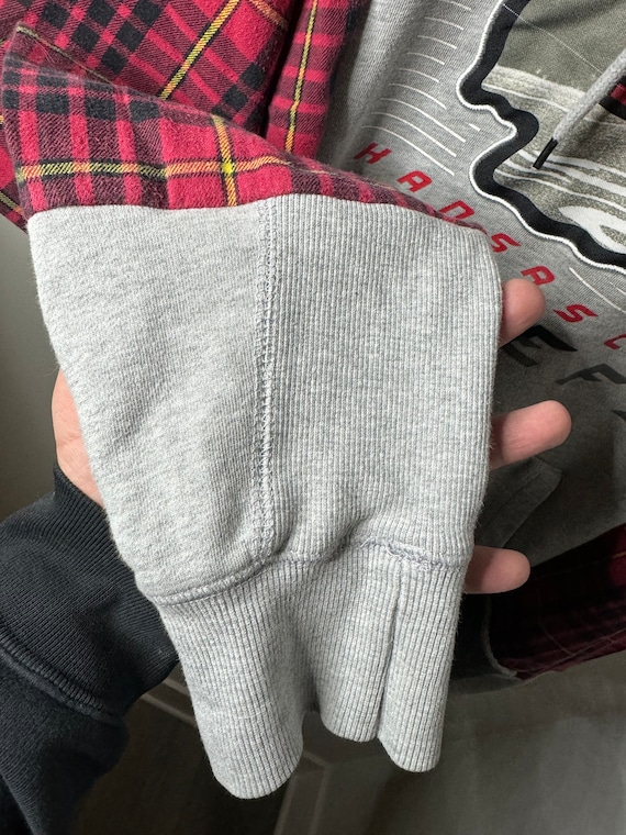 Custom Reworked Upcycled Kansas City Chiefs Flannel H… - Gem