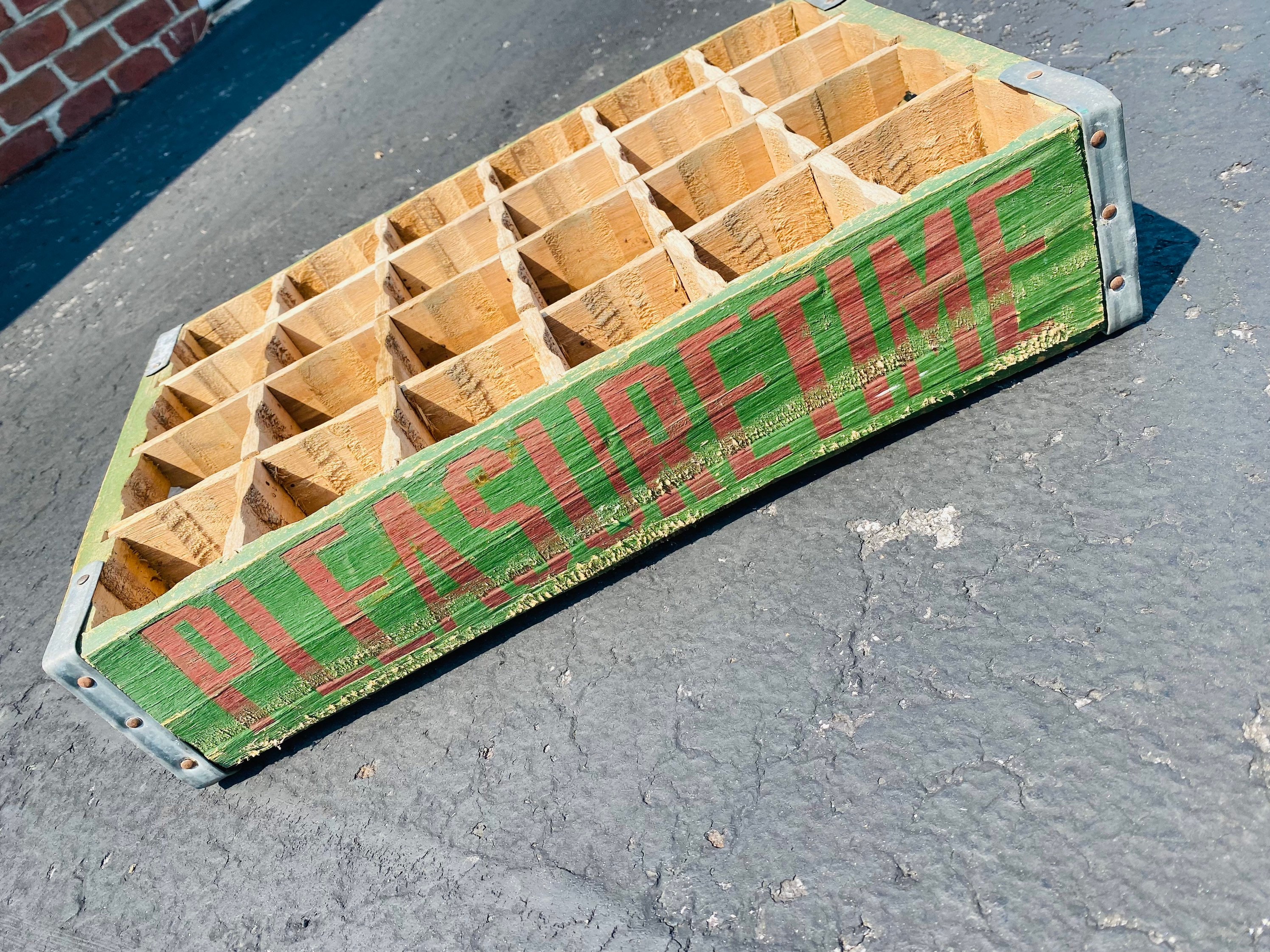 Very Rare Vintage 1960s Pleasure Time Wood Soda Pop Crate | Etsy