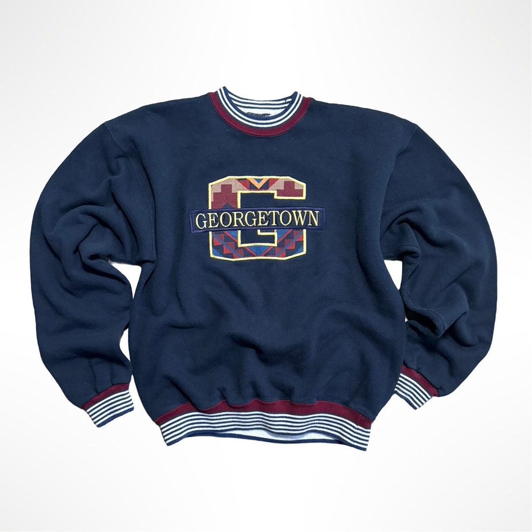 Very Rare Vintage 90’s Georgetown Hoyas University Sweatshirt Size ...