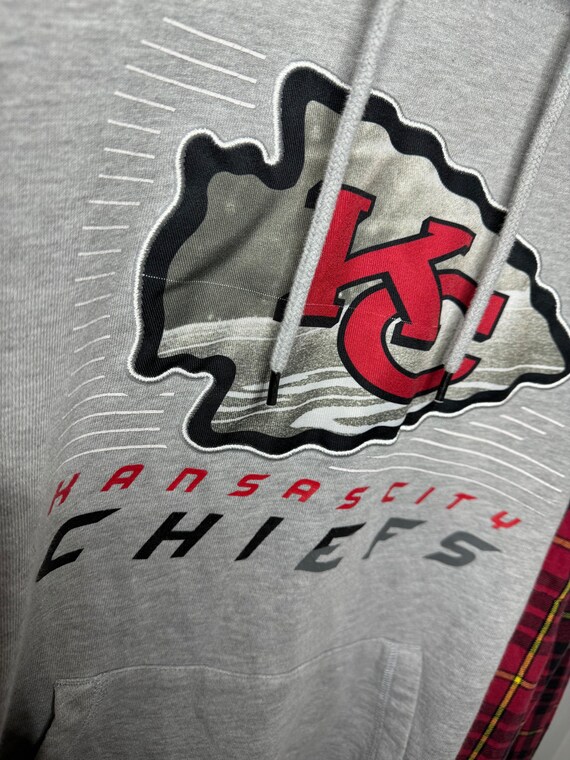 Custom Reworked Upcycled Kansas City Chiefs Flannel H… - Gem
