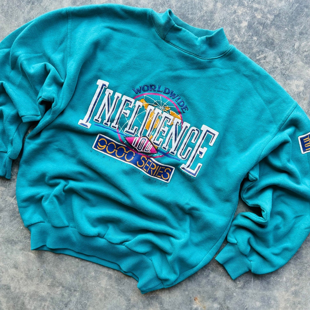 Vintage 90’s Rare IOU Authentic Influence 1990 Crewneck Sweatshirt - Etsy