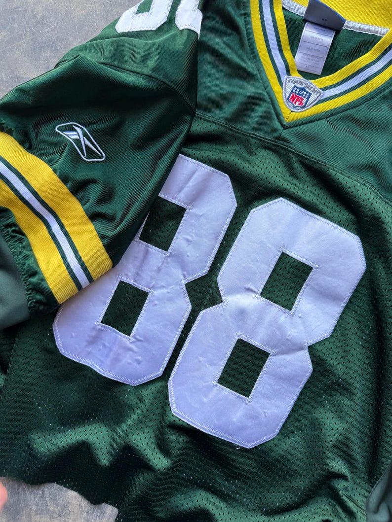 Vintage 00’s NFL Green Bay Packers Football Custom Crop #88 Jersey - Etsy