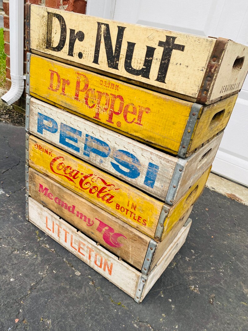6 Vintage Pepsi Dr Nut Dr Pepper Coke Littleton RC Cola Soda | Etsy