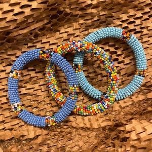 Maasai Beaded Bracelets | Made in Kenya | - Etsy