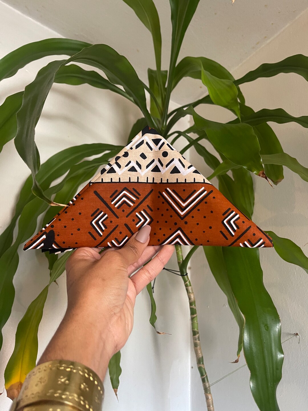 Ardhi Authentic African Print 100% Cotton Fabric Bandana | Headband ...