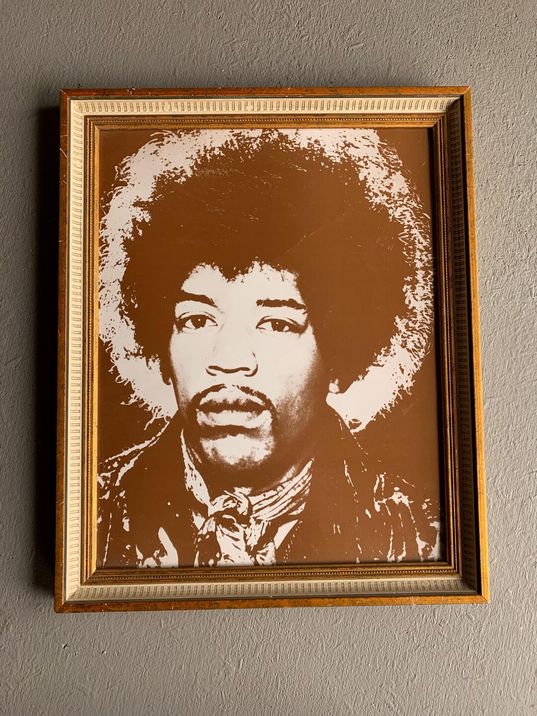 Vintage Jimi Hendrix Photo Print Art Wall Frame 11x14 - Etsy