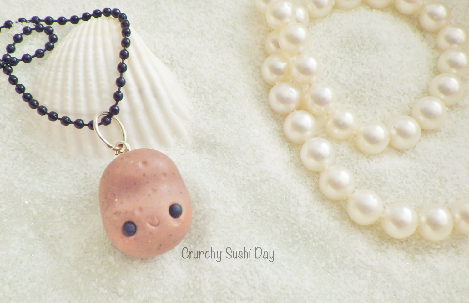 Potatoe Charm Potato Polymer Clay Pendant Food Miniature - Etsy