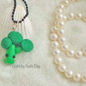 Broccoli Necklace Charms, Broccoli Charm, Vegetable, Veggie, Polymer ...
