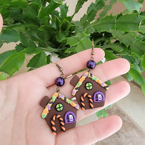 Polymer Clay Earrings Halloween - Etsy
