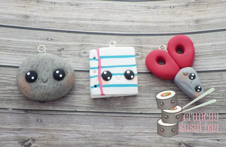 BFF Necklace Charms Rock Paper Scissors Charm 3 BFF - Etsy