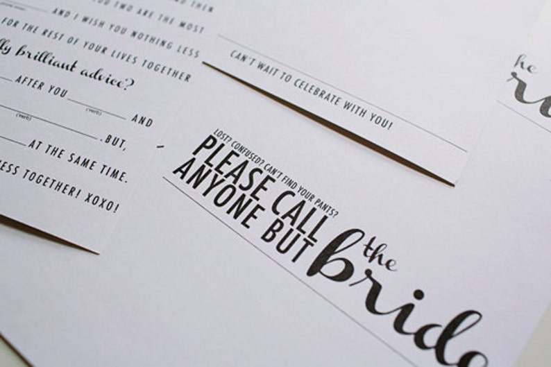Call Anyone but the Bride PDF - Etsy