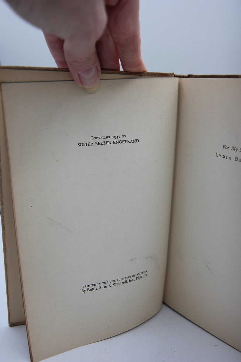 Vintage Julie Morrow Book by Sophia Engstrand HC DJ FE (1942) - Etsy