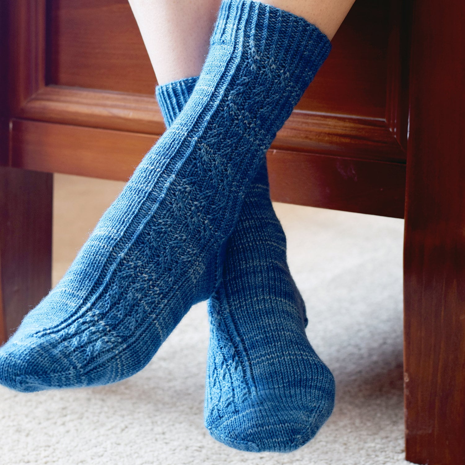 KNITTING PATTERN Slinkee Socks adult Small, Medium, Large, Extra Large ...