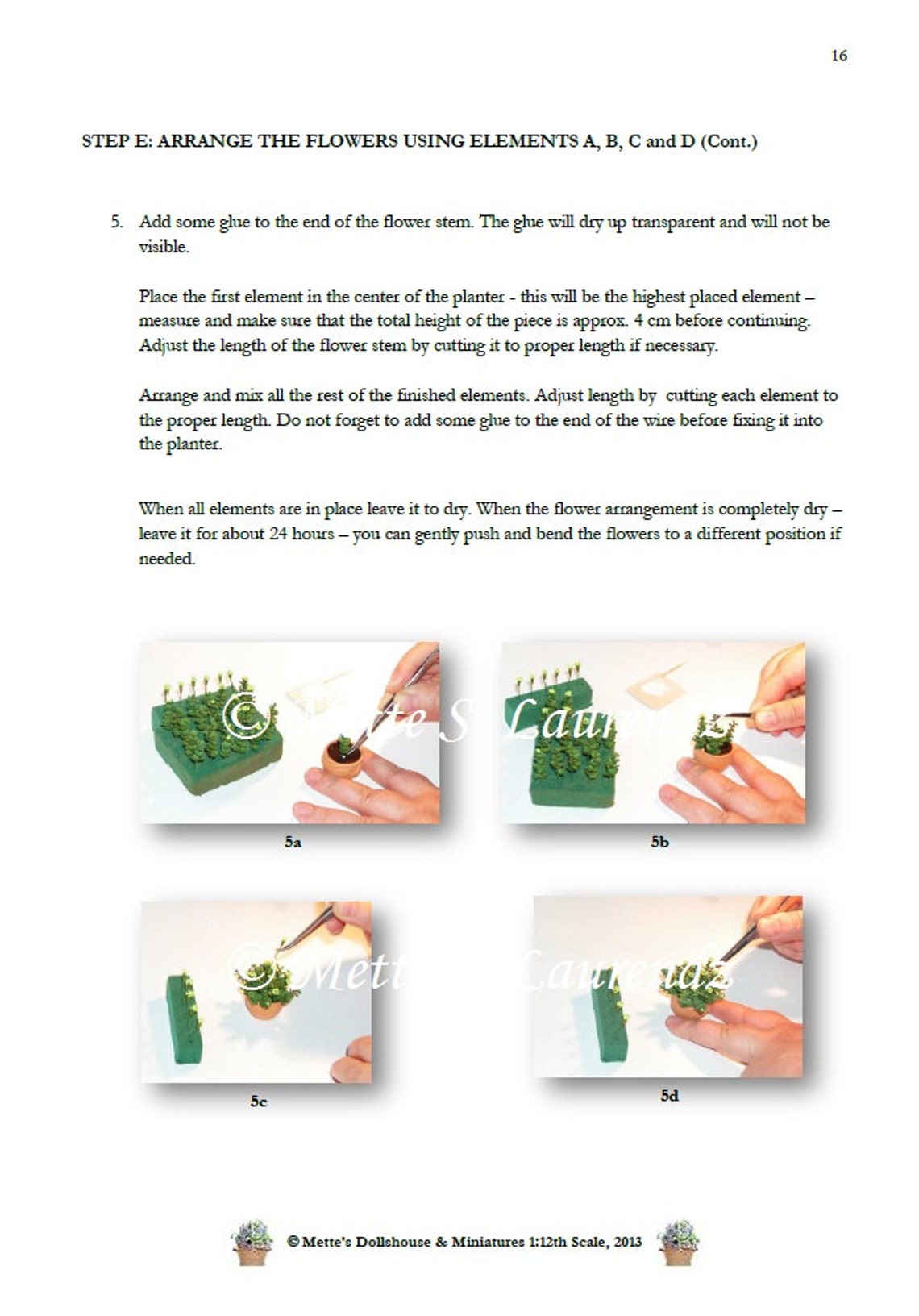 INSTANT DOWNLOAD - 1:12 Scale Miniature Flower Tutorial - 'ladys Mantle ...