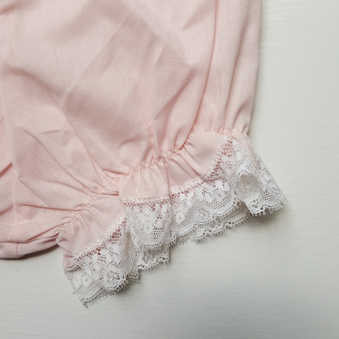 Vintage Baby Girl Pink Bloomers With Lace Sizes 0 and 3 - Etsy