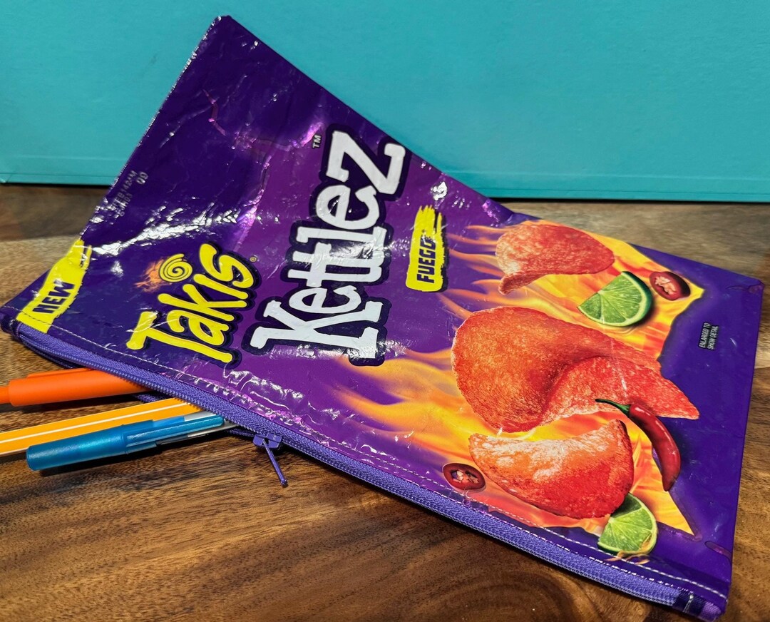 Upcycled Takis Fuego Chips Zip Case - Etsy