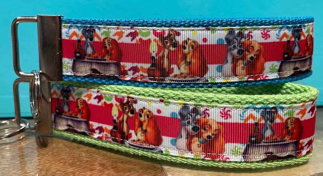 Keyfob Keychain Disney's Lady and the Tramp Spaghetti Dinner - Etsy