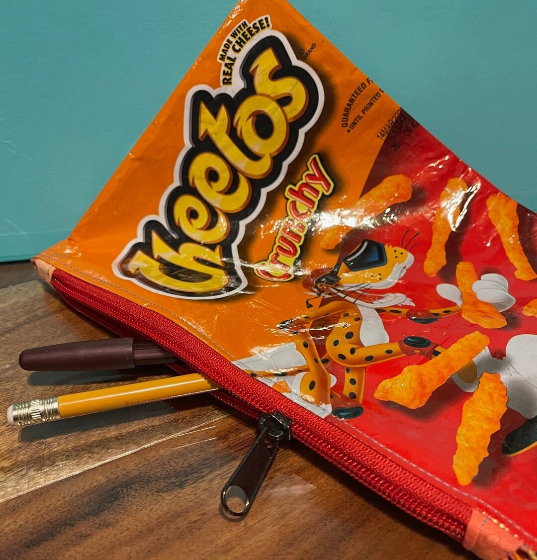 Upcycled Cheetos Crunchy Pencil Zip Pouch - Etsy
