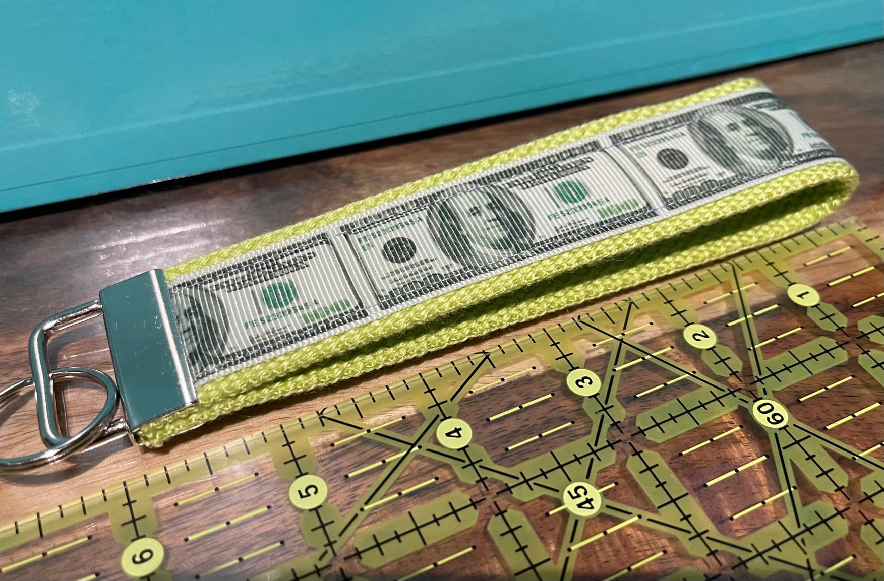 Keyfob Keychain 100 Dollar Bill Ben Franklin - Etsy