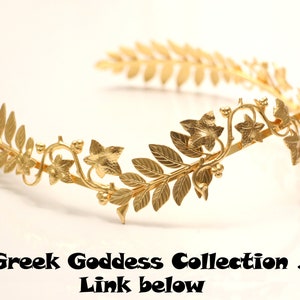 Greek Goddess Tiara Roman Princess Crown Headpiece. Bridal - Etsy Canada