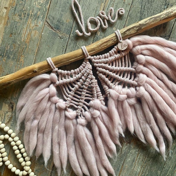 Angel Macrame Wings - Etsy