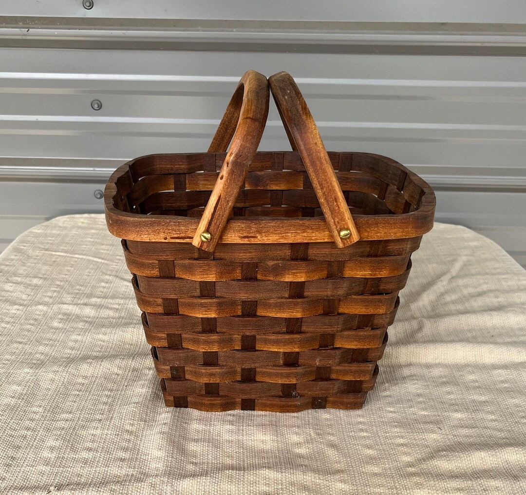 Handmade Walnut Produce Basket: Foraging & Storage - Etsy