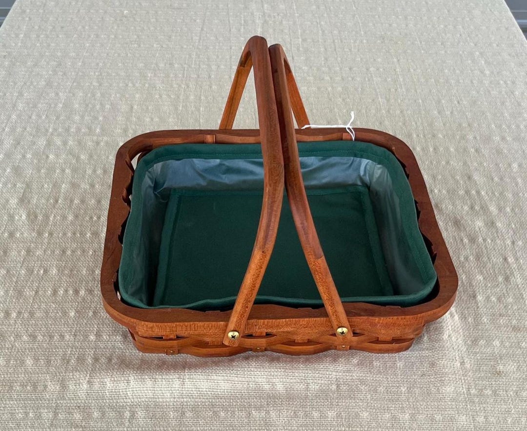 Pie Carrier Tote Basket/single Pie Carrier/wooden Pie Basket With ...