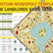 The Landlord's Game - 1939 Board Game Template Instant Download Canva ...