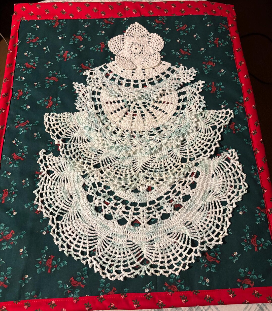 Christmas Doily Tree Wall Hanging - Etsy