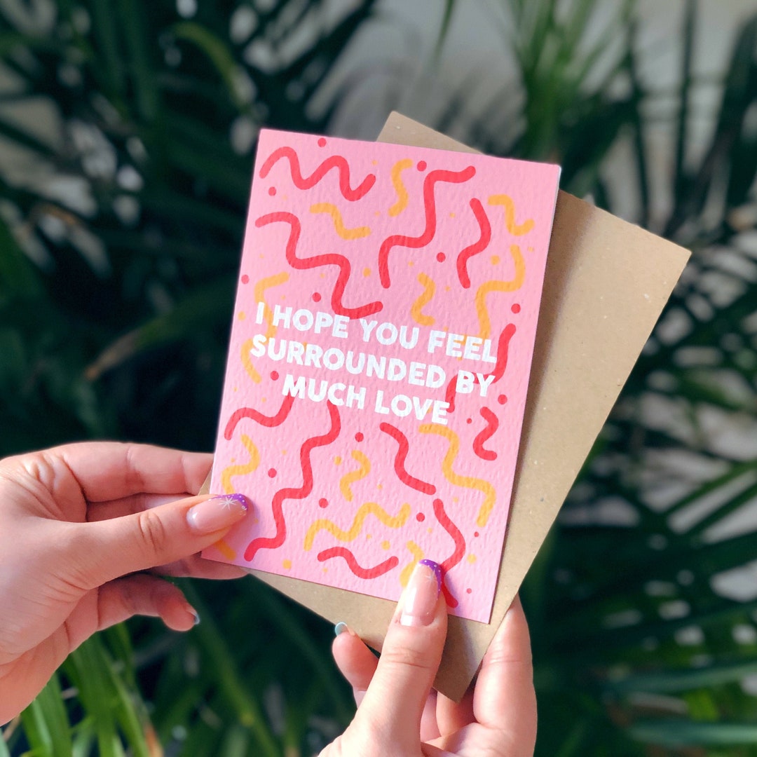 Miss You Card Empathy Card Thinking of You Cancer - Etsy