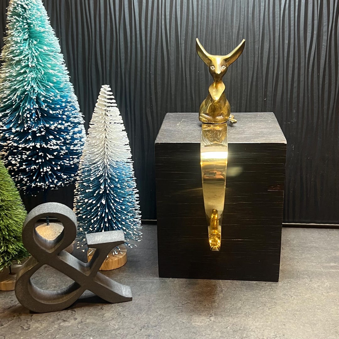 Brass Mouse Stocking Holder - Etsy