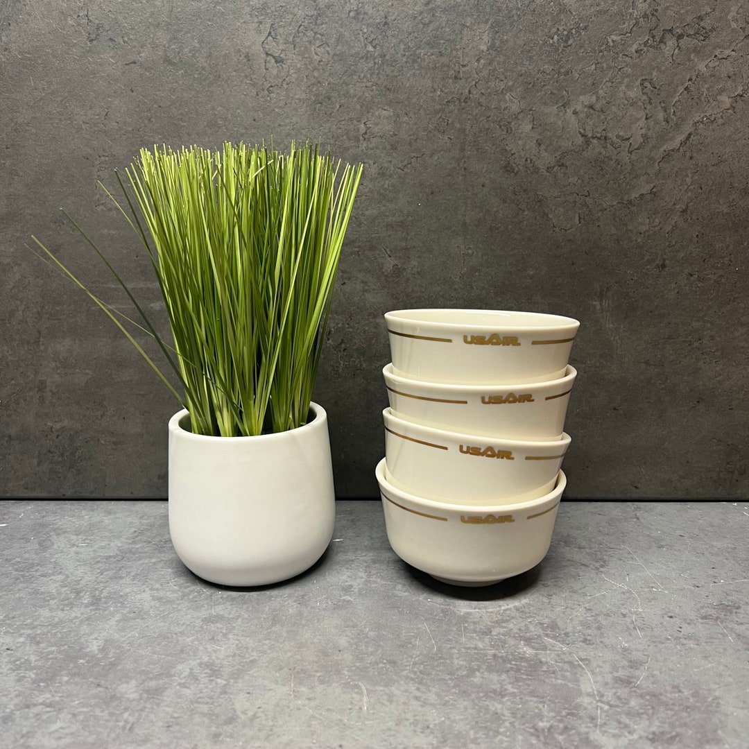 USAIR 8 Ounce Bowls by Mayer China - Set of 4 - Etsy