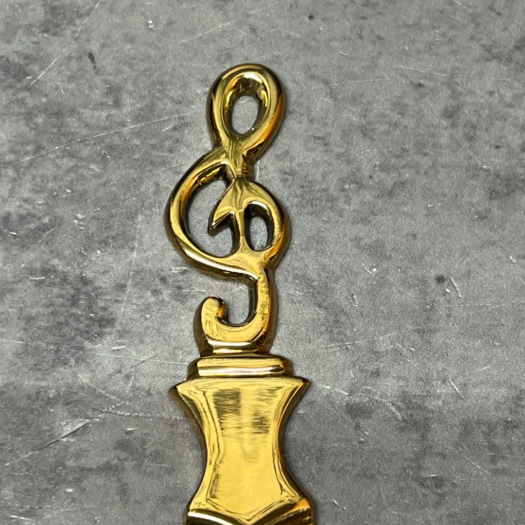 Brass Treble Clef Letter Opener - Etsy