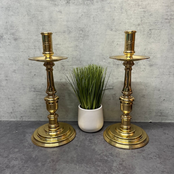 Baldwin Brass Candlesticks - Etsy