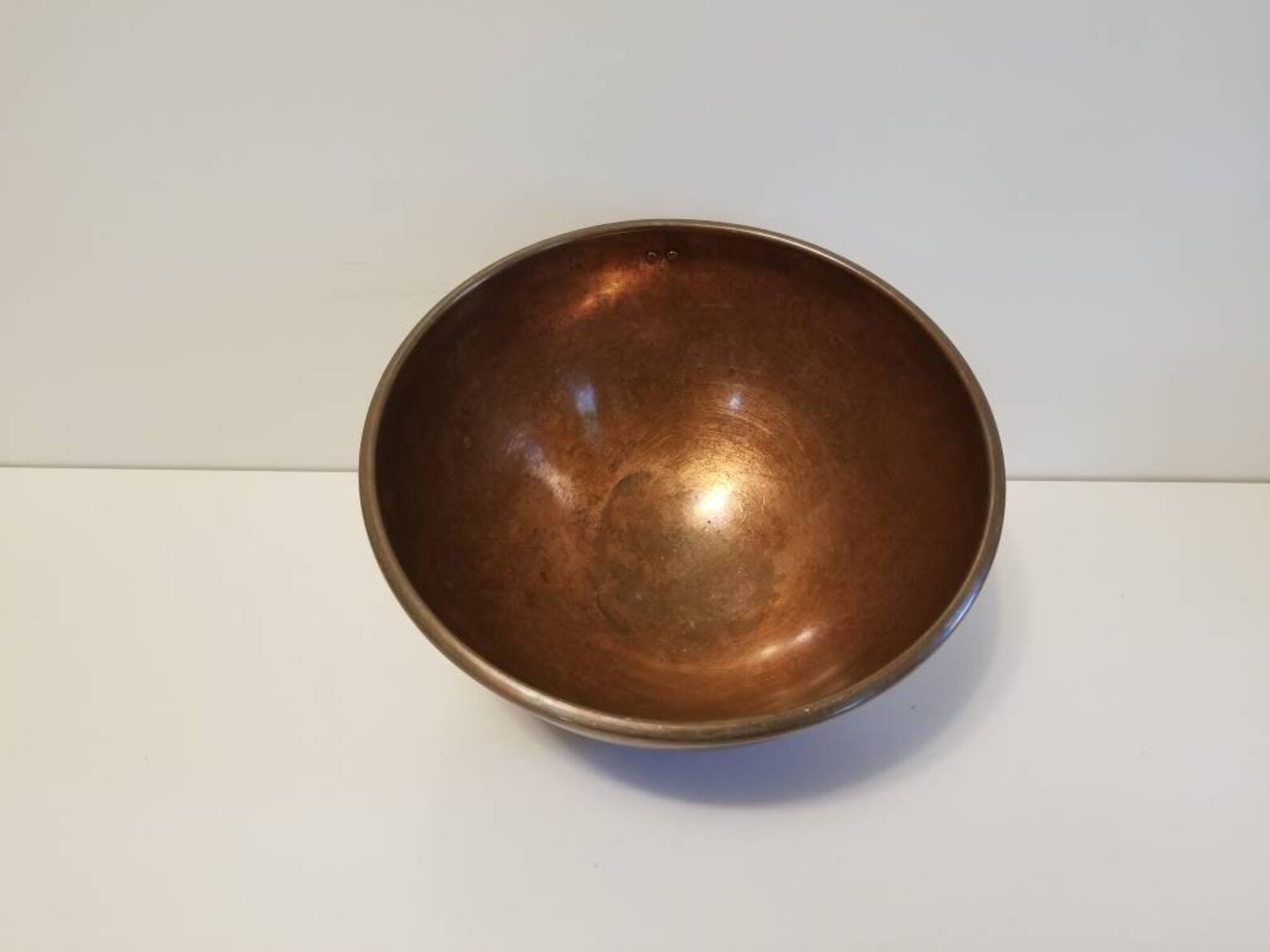 Round Douro B&M Copper Mixing Bowl | Etsy