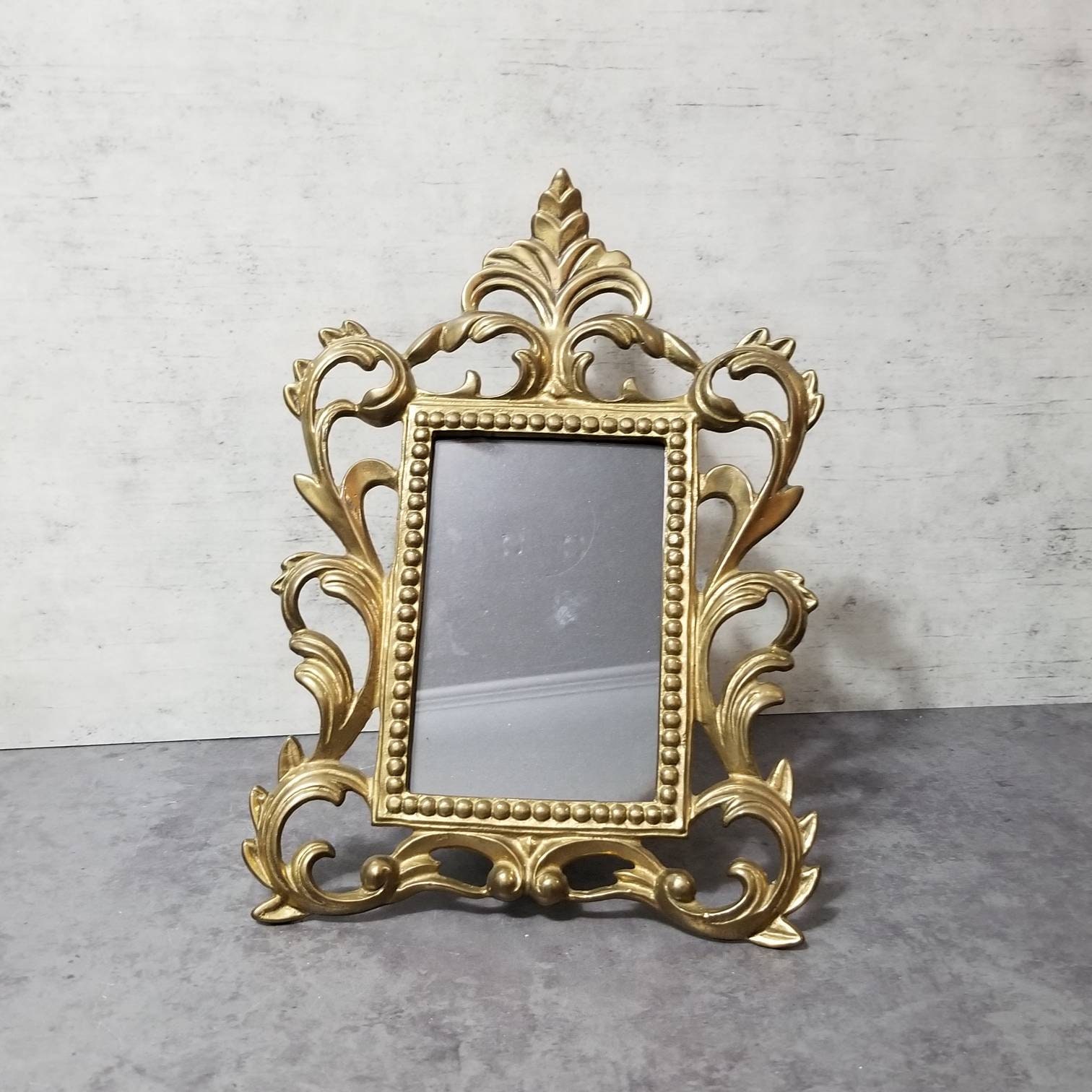 Ornate Solid Brass Frame 3.5 x 5 Photo | Etsy