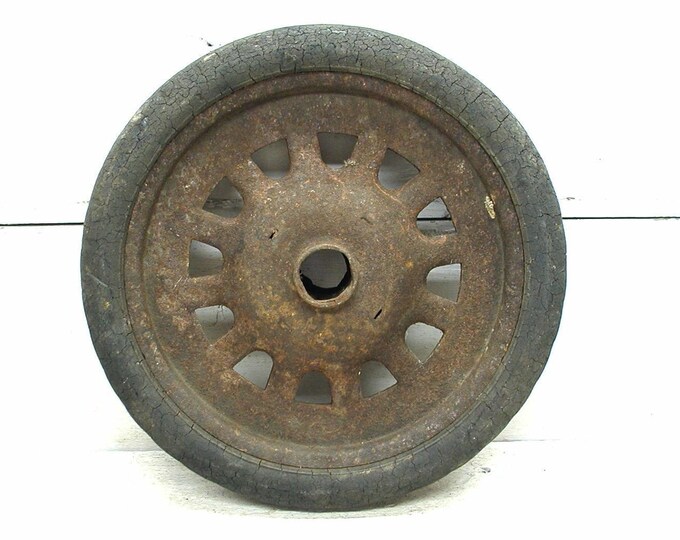 Vintage Wagon or Cart Wheel - Barn Rescue - Restoration - Old Cart ...
