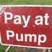 Gas Station Sign - Gas Pump Sign - Service Station Sign - Pay at Pump ...