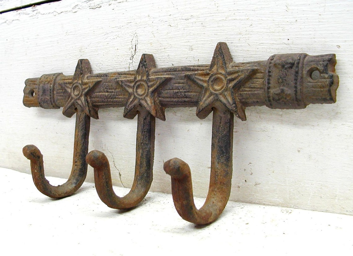 Rustic Cowboy Decor / Western Wall Hook / Barn Hook / Western | Etsy