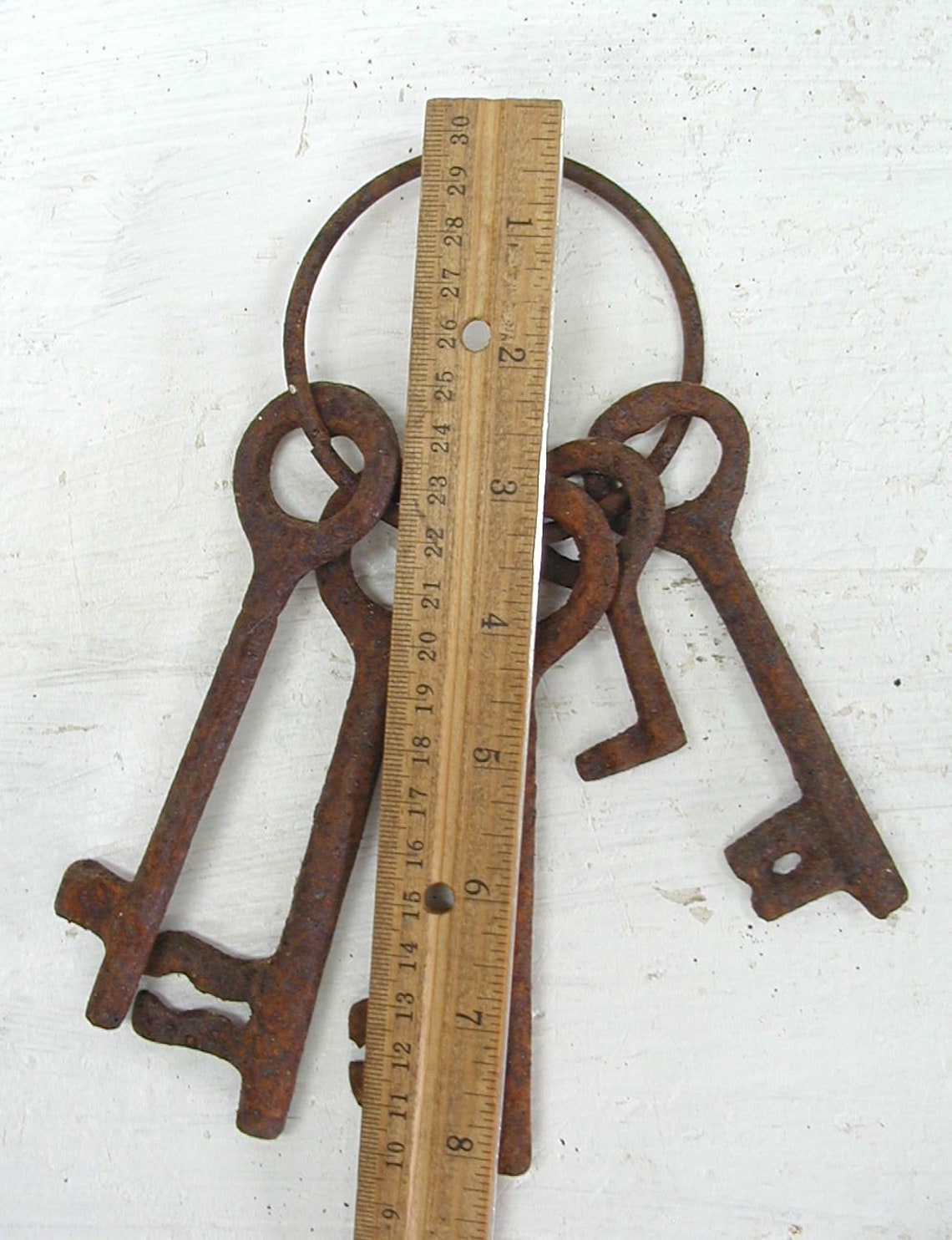 Prop Keys Jailhouse Keys Large Keys Rustic Jail Keys | Etsy