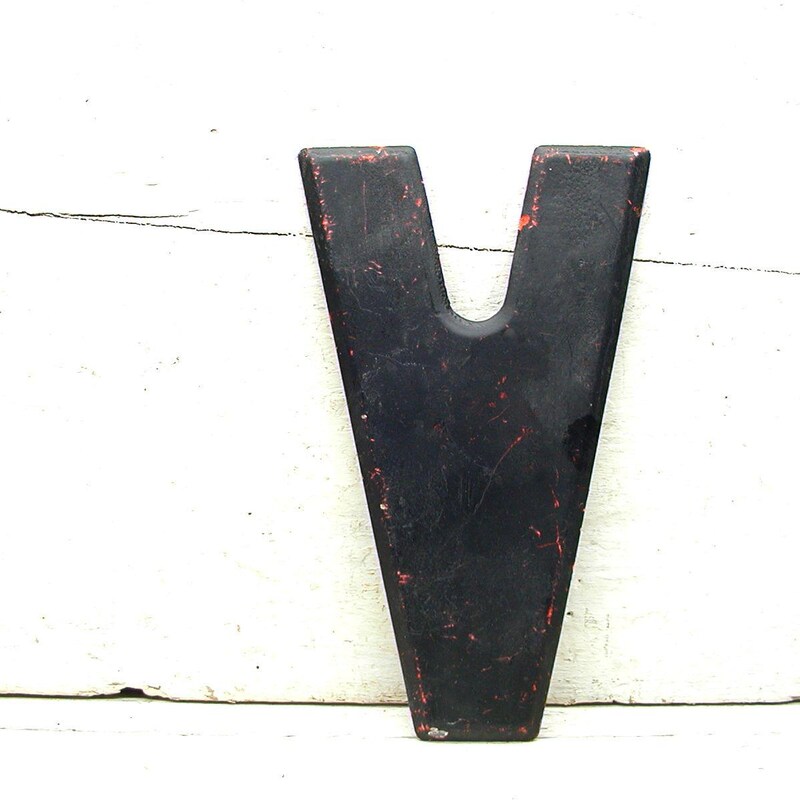 Wooden Letter V - Etsy