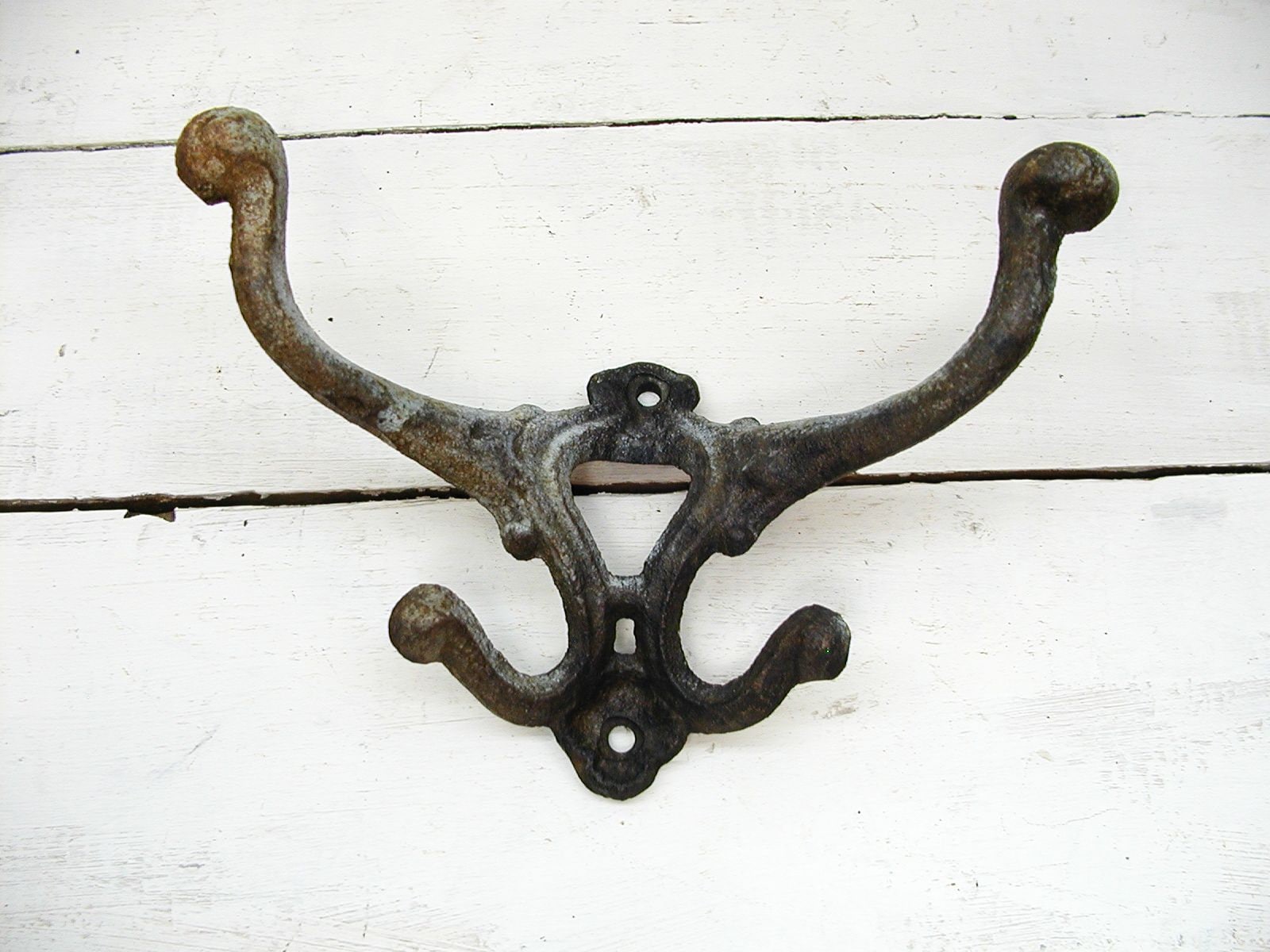 Gothic Style Cast Iron Wall Hook Decorative Rusty Shabby | Etsy